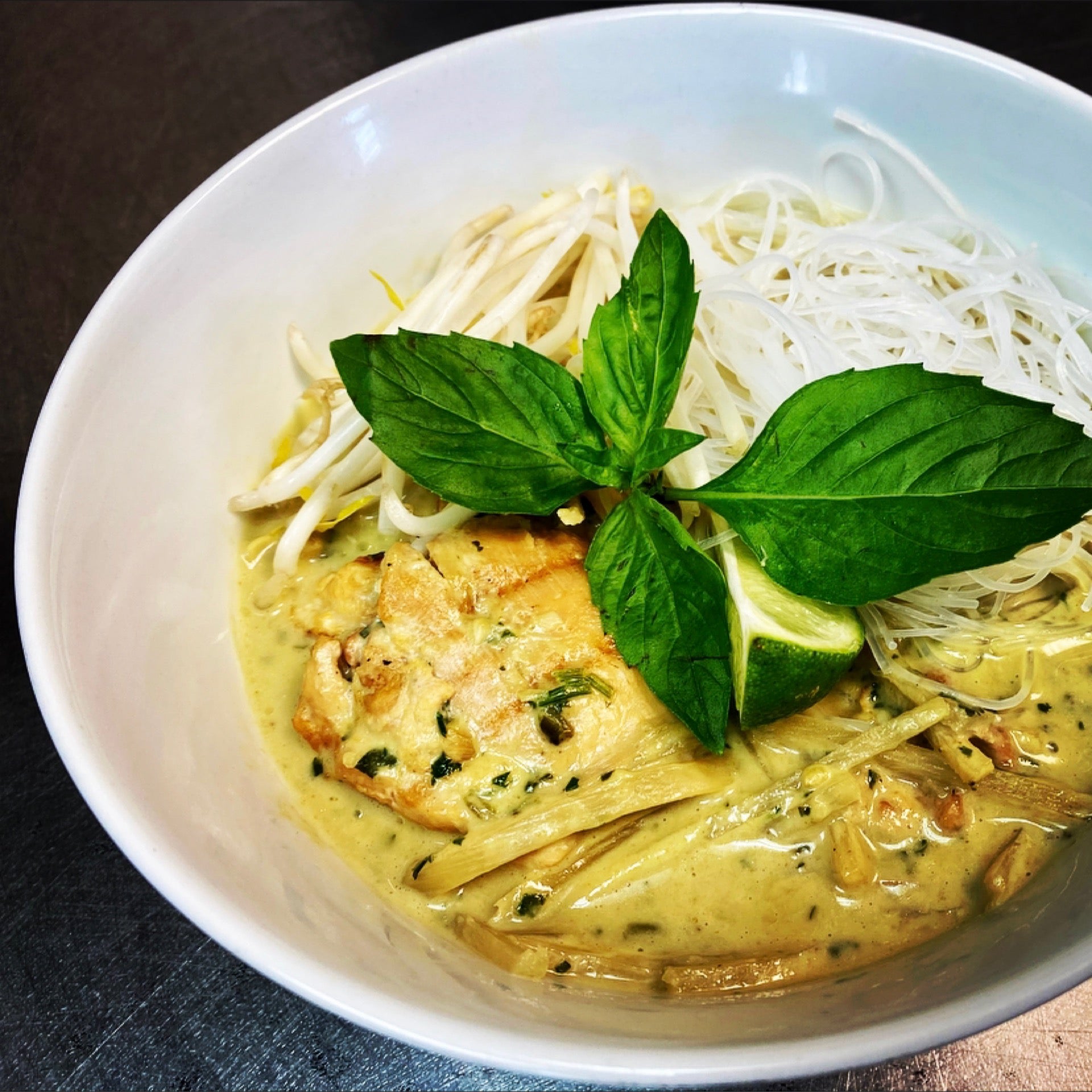 Green Curry Chicken Pho | Butcher & Baker Provisions